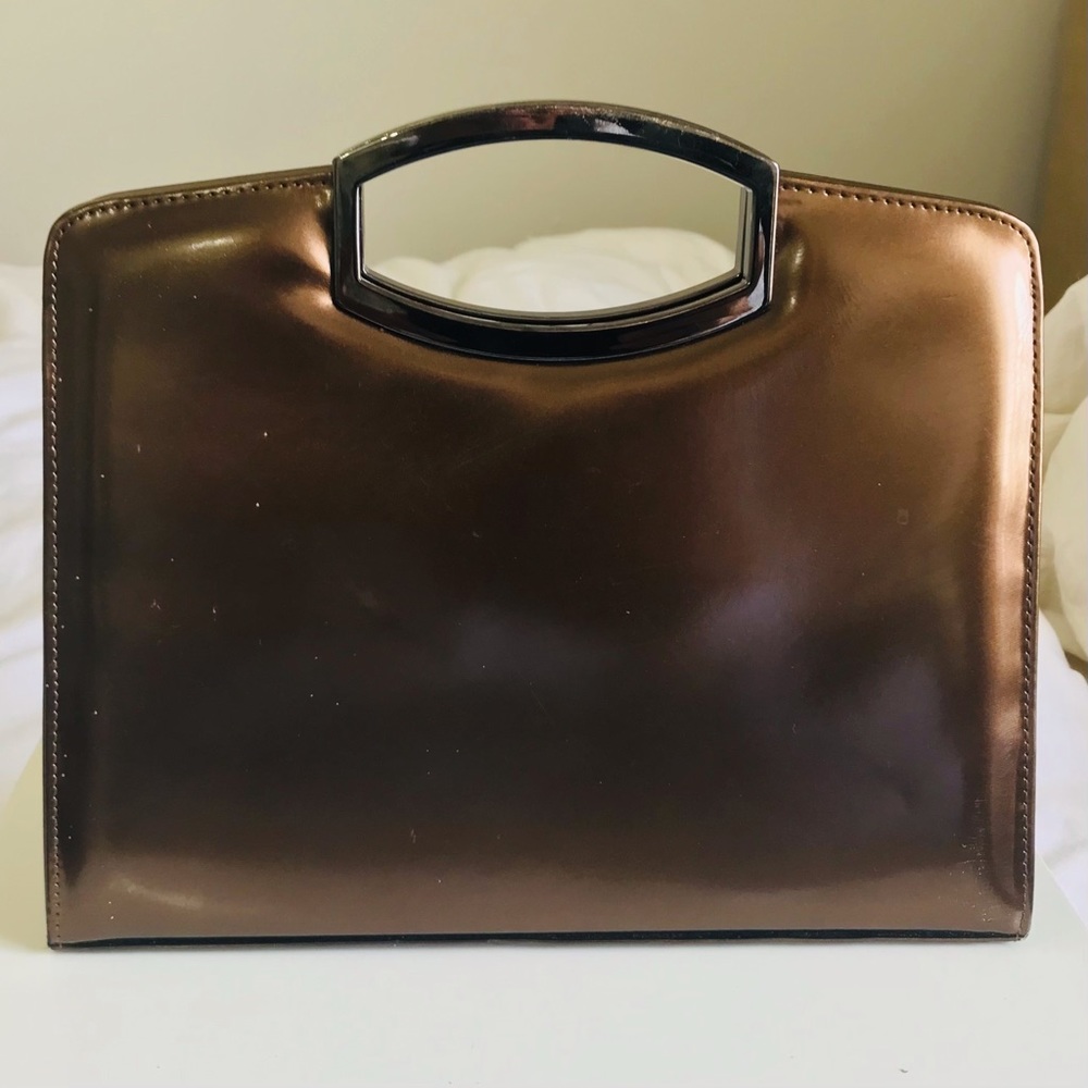 Rare Stuart Weitzman Vintage Bronze Handbag - Gem